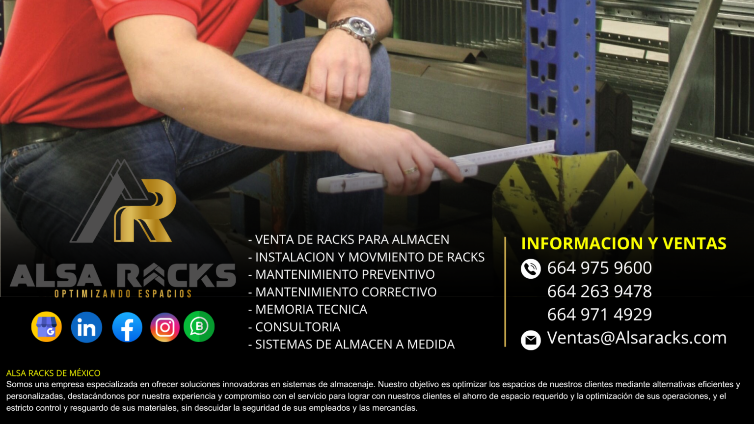 Mantenimiento de Racks Industriales de Almacenamiento - Alsa racks de ...
